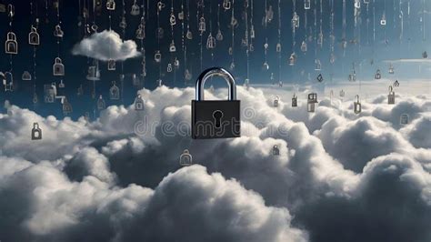 A Digital Fortress Safeguarding Sensitive Data Amidst A Sea Of Interconnected Components Stock