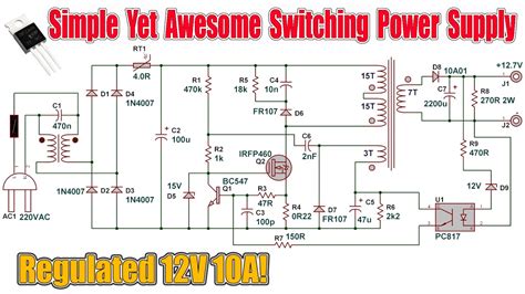 Schematic Switching Power Supply