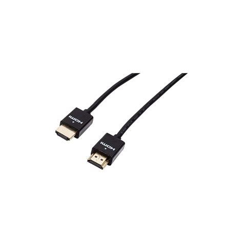 Интерфейсный кабель Filum HDMI 1 м, slim, ver,2,0b, медь, черный ...