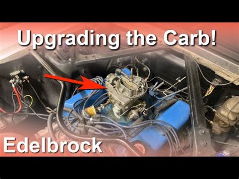 How to install the Edelbrock 1406 Carb - YouTube