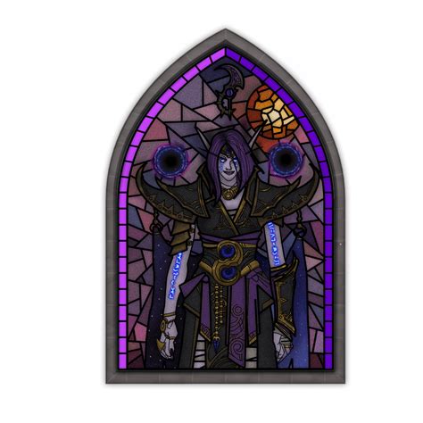 Divine Window Enemies Of Warcraft Addition Stained Glass Ui Frame