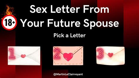 Sex Letter From Your Future Spouse Very Juicy Detailed Pick A Card YouTube