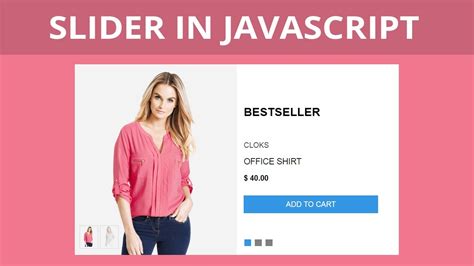 Product Slider In Javascript Youtube