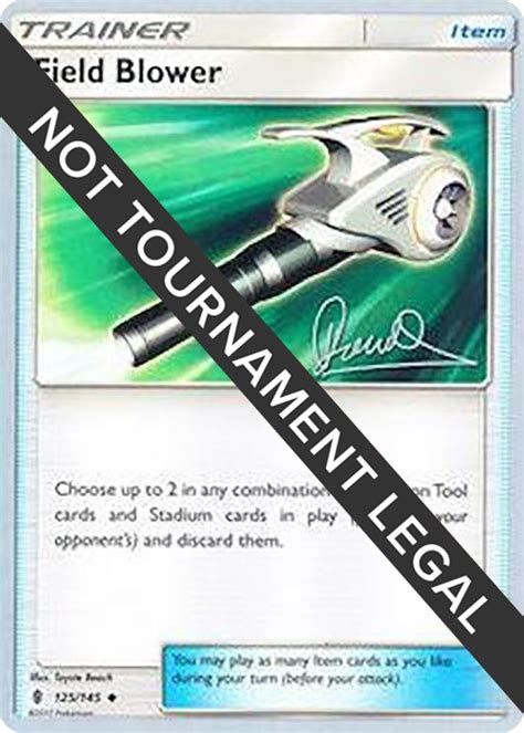 Field Blower 2017 Diego Cassiraga World Championship Decks Pokemon