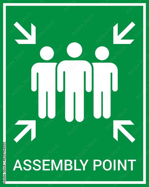 Emergency Evacuation Assembly Point Sign Assembly Point Icon Safety Signs Evacuation Plan Emergency Evacuation Assembly Point Sign Assembly Point Icon Safety Signs Evacuation Plan