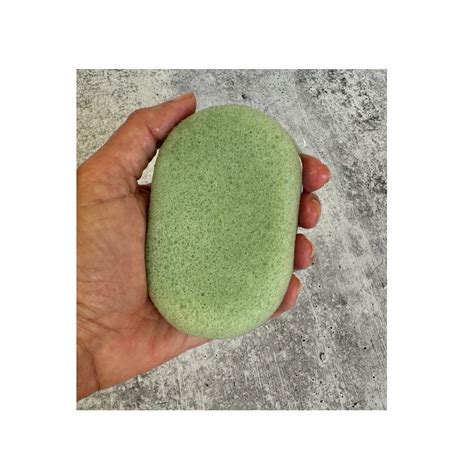Konjac Sponge Facial Sponge 100 Natural And Organic Green Tea Kyomi Skin