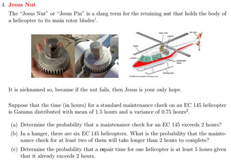 Solved 4 Jesus Nut The “jesus Nut” Or “jesus Pin” Is A