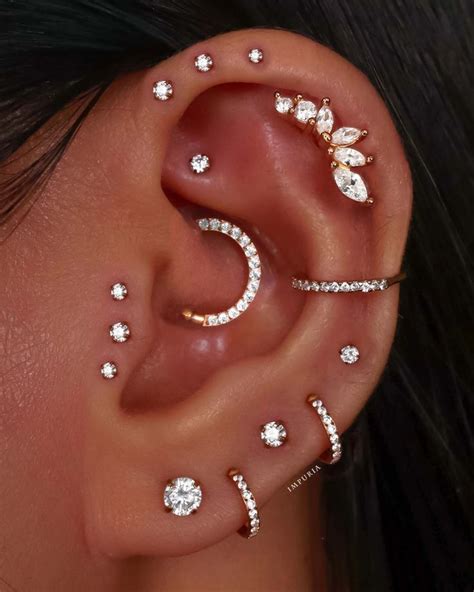 Forward Helix Earrings Impuria Ear Piercing Jewelry Cute Ear