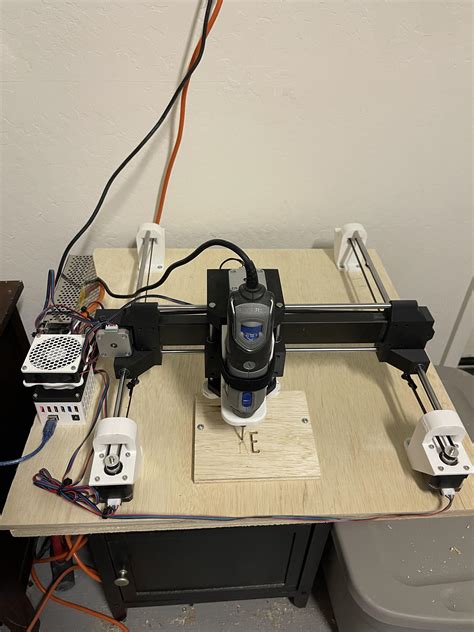 My First 3d Printed Cnc Using Spare 3d Printer Parts R Hobbycnc