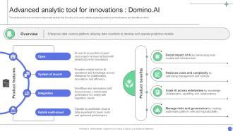 A Comprehensive Guide Advanced Analytic Tool For Innovations Domino Ai Data Analytics SS PPT ...