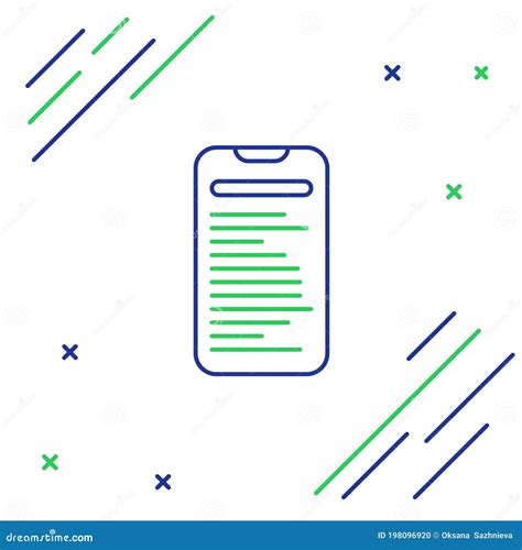 Line Computer Api Interface Icon Isolated On White Background Application Programming Interface