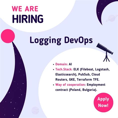 🧐 Logging Devops Engineer Is Needed We Are Looking For Logging Devops