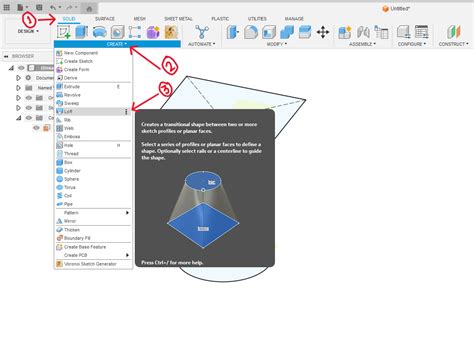 loft tool in autodesk fusion cad design community 3diest
