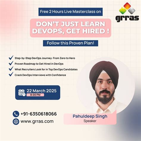 devopscloudmasterclass devops cloudcomputing jobready careergrowth… pahuldeep singh