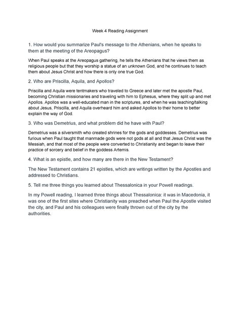 Week 4 Reading Assignment Week 4 Reading Assignment 1 How Would You