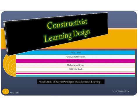 Constructivist Learning Design Pdf