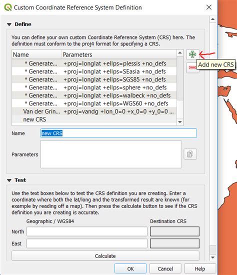 QGIS Tutorial Vector Analysis Create New Projection