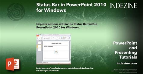 Status Bar In PowerPoint For Windows