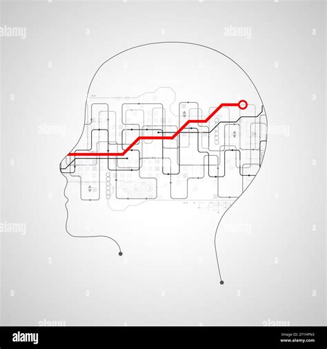 Artificial Intelligence Ai And Big Data Concept Machine Cyber Mind Humen Face With Binary
