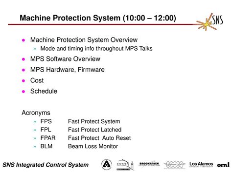 PPT SNS Machine Protection System Final Design Review Introduction PowerPoint Presentation