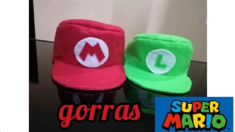 Cómo Hacer Gorras De Mario Bros Y Luigi Con Fieltro