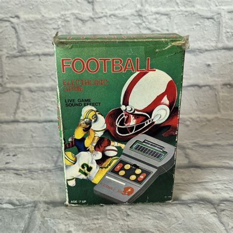 Vintage 1978 Electronic Football Handheld Game 003201 Tested Works