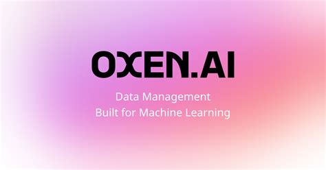 Explore Dataset Repositories Oxen Ai