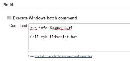 Using SVN Commandline Tools Via Jenkins Stack Overflow