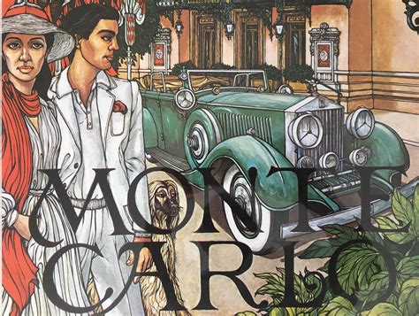 Original Art Poster Monte Carlo Signed Keith Ingermann At 1stdibs