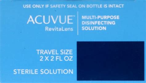 Acuvue™ Revitalens Multi Purpose Disinfecting Solution 2 Ct 2 Fl Oz Kroger