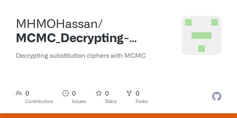 Github Mhmohassanmcmcdecrypting Substitution Ciphers Decrypting