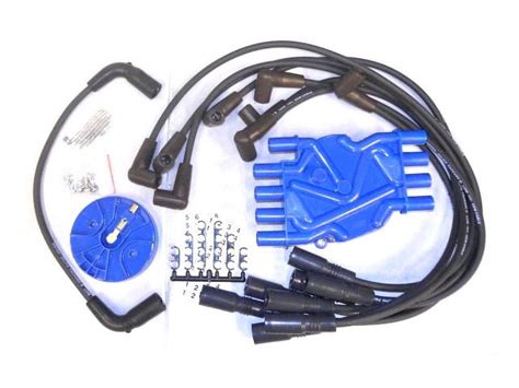 Ignition Tune-Up Kit - Spark Plug Wires, Distributor Cap and Rotor - Compatible with 1996 - 1999 ...