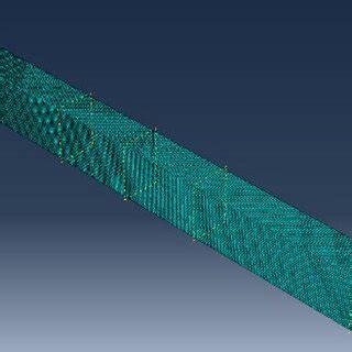 FEA Model With Difference Mesh Size Download Scientific Diagram