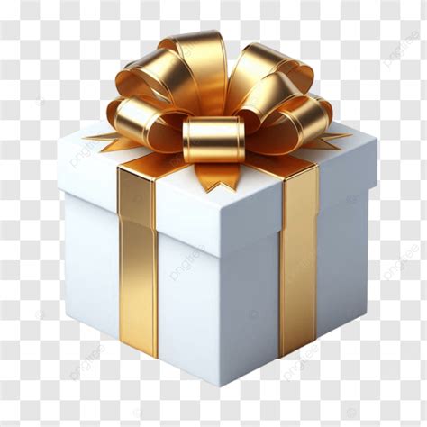 황금 리본 활이 달린 흰색 선물 상자 흰색 선물 상자 황금 리본 활과 함께 절하다 Png 일러스트 및 이미지 에 대한 무료 다운로드 Pngtree