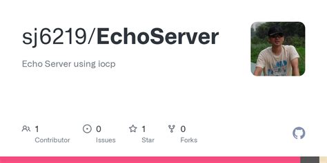 Github Sj6219echoserver Echo Server Using Iocp