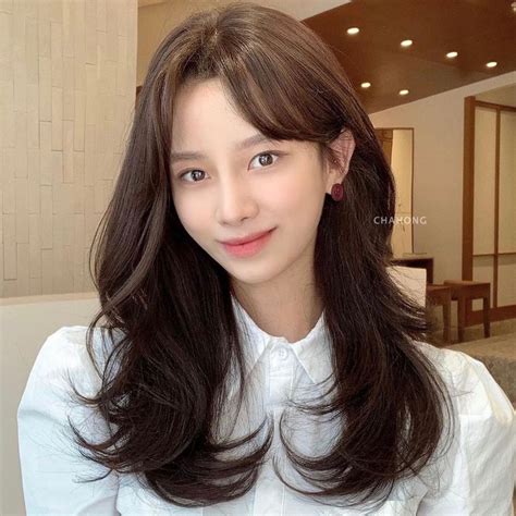 C컬펌에 있는 Sunin Kim님의 핀 헤어스타일 긴 머리 헤어스타일 중간 길이 머리