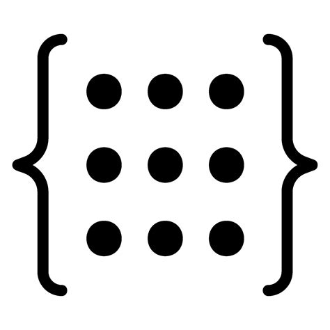 Matrix Glyph Icon 27581020 Vector Art At Vecteezy