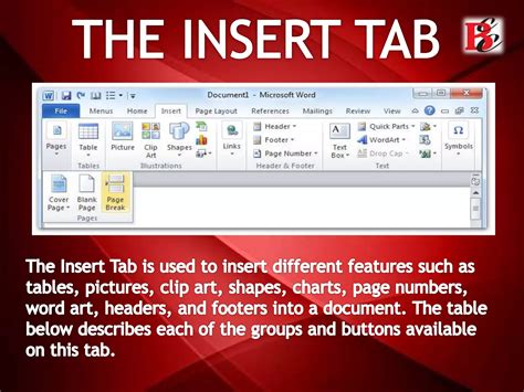 Explanation About Ms Word And Its Various Tabs And Toolbars Pptx