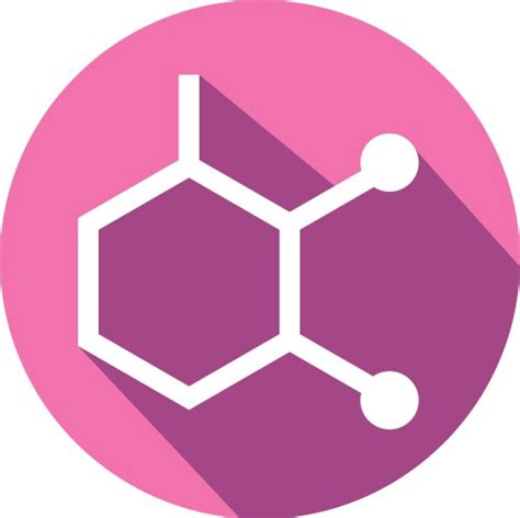 Structure Molecular Science Icon Royalty Free Vector Image