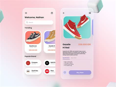 Shopping App Ui Ux Design Behance