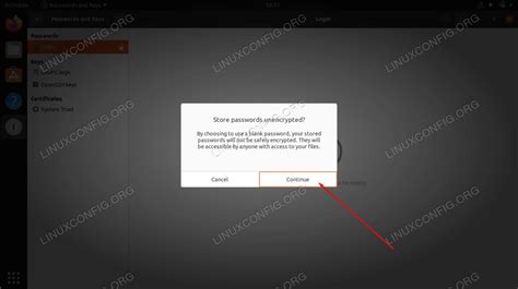 How To Disable Keyring Popup On Ubuntu Linux Tutorials Learn Linux