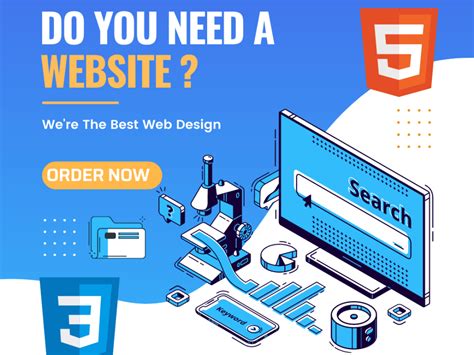 eye catching web design using html and css upwork