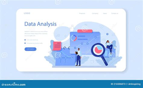 Process Optimization Web Banner Or Landing Page Idea Of Business Stock Vector Illustration Of