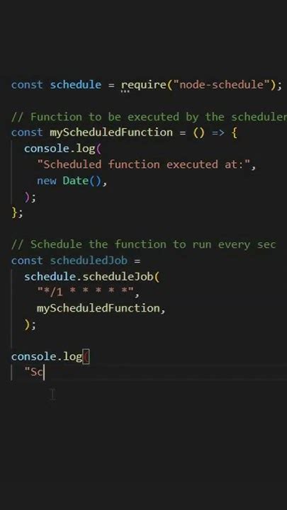 How To Create A Scheduler In Nodejs Nodejs Scheduler Cron