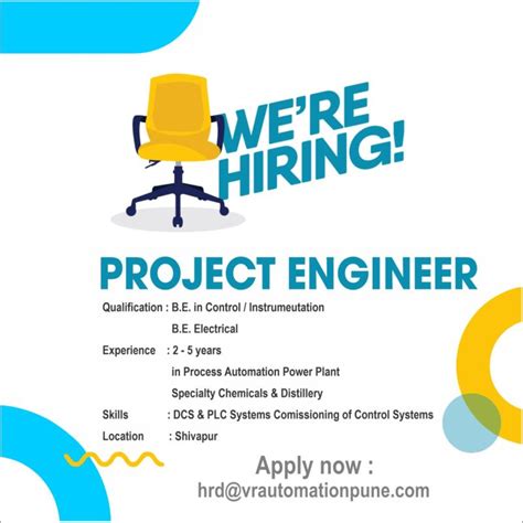 Vr Automation On Linkedin Projectengineer Instrumentationandcontrol Electrical Punejobseekers