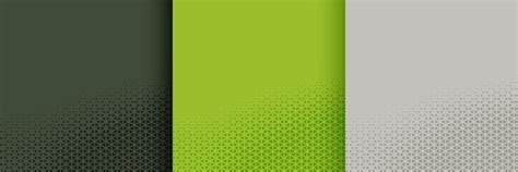 Free Vector Pack Of Triangle Shape Halftone Pattern In Modern Style Background