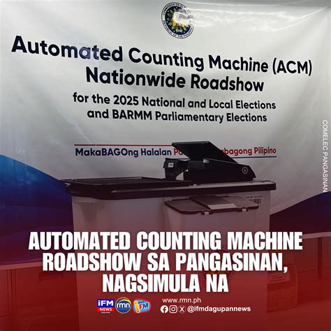 𝗔𝗨𝗧𝗢𝗠𝗔𝗧𝗘𝗗 𝗖𝗢𝗨𝗡𝗧𝗜𝗡𝗚 𝗠𝗔𝗖𝗛𝗜𝗡𝗘 𝗥𝗢𝗔𝗗𝗦𝗛𝗢𝗪 𝗦𝗔 𝗣𝗔𝗡𝗚𝗔𝗦𝗜𝗡𝗔𝗡, 𝗡𝗔𝗚𝗦𝗜𝗠𝗨𝗟𝗔 𝗡𝗔 - RMN Networks