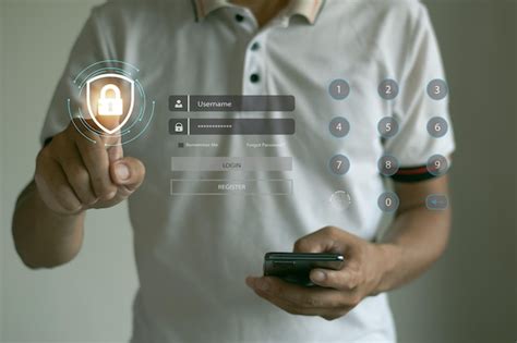 Premium Photo Fingerprint Protection For Personal Information Cyber Security Concept