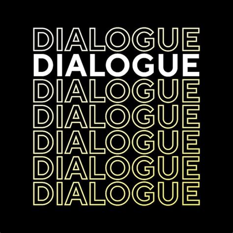 Premium Vector Dialogue Typography Text Effect Book Related Word T Shirt Design