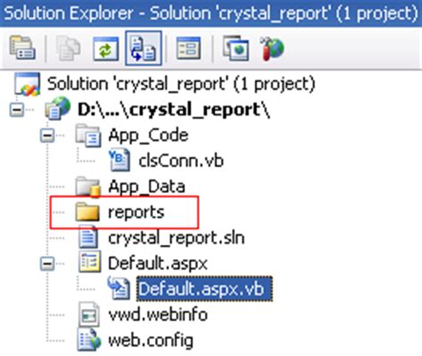 How To Add And Display Crystal Reports In ASP NET Using XML Data